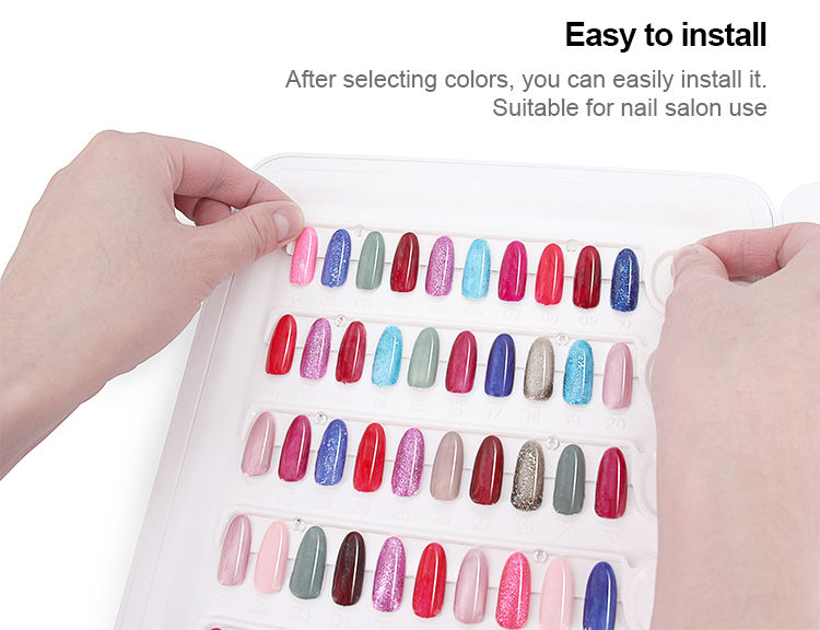 C9 Manicure Tools Nail Color Chart Display